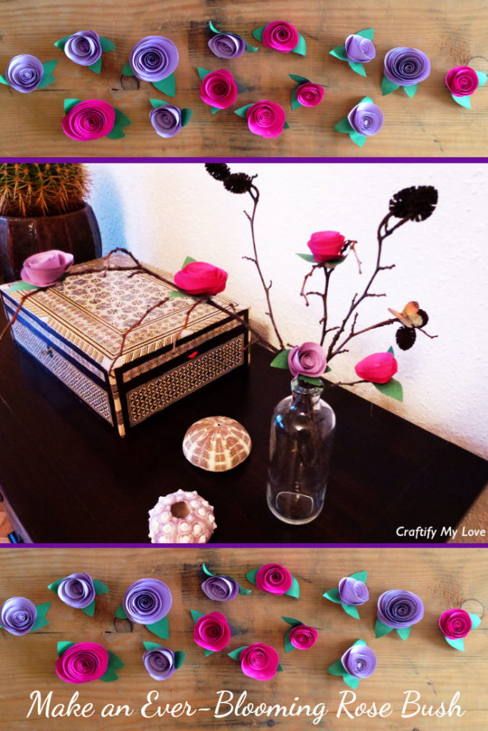 Make An Ever-Blooming Rose Bush for Mother's Day | Craftify My Love