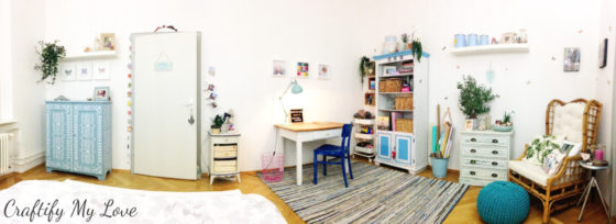 Before & After Small Space Craft Room Tour - Craft Room Makeover Week 4 ...