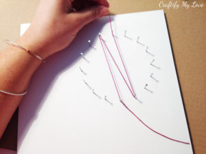 Crocheting Inspired String Art - Craft Room Wall Art | Craftify My Love