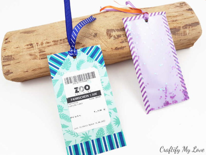 How to Turn Admission Tickets Into a Bookmark | Craftify My Love